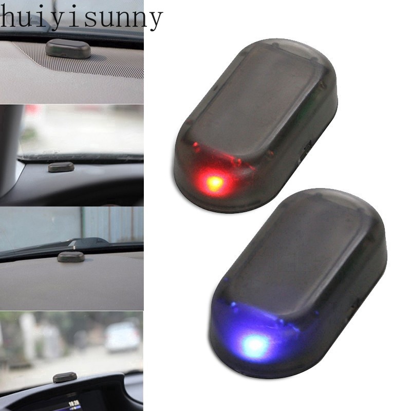 HYS Universal Car Solar Power Simulated Dummy Alarm Warning Car Anti ...