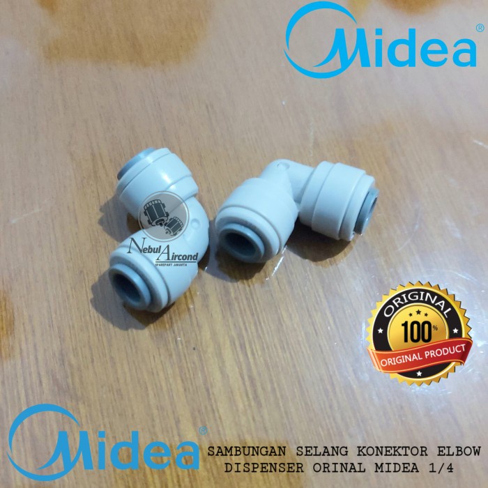 Original Midea Dispenser Elbow Connector Hose Connection Size 1/4 ...