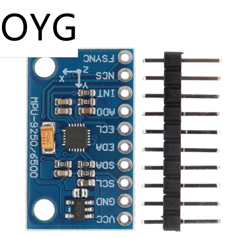 MPU-9250 GY-9250 9-axis sensor module I2C/SPI Communications Thriaxis gyroscope + triaxial ...