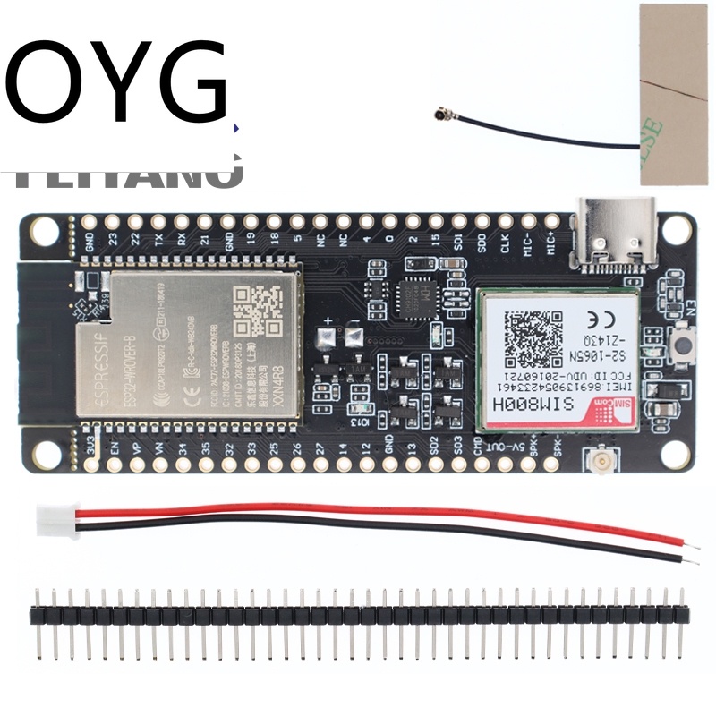 Ttgo T Call V1 4 Esp32 Wireless Module Sim Antenna Sim Card Sim800h Module And Gsm Gprs Antenna