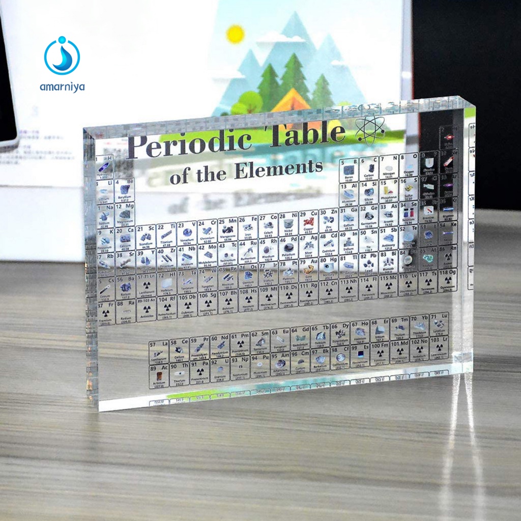 AMAR Lightweight Periodic Table for Classroom 83 Kinds of Real Elements ...
