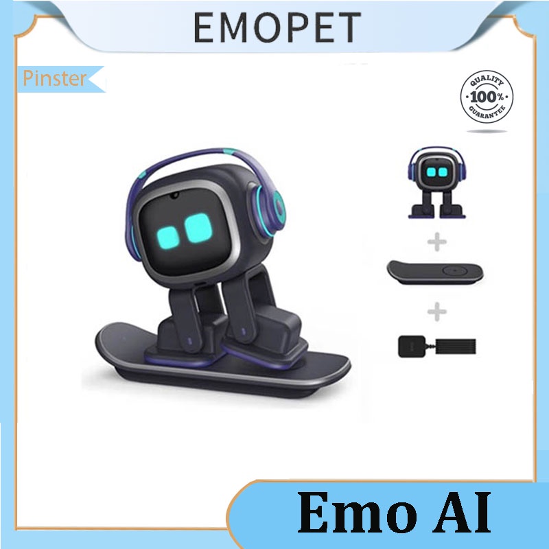 Emo PET ROBOT emopet Smart Emotional Voice Interaction Accompanying ai Desktop Children ...