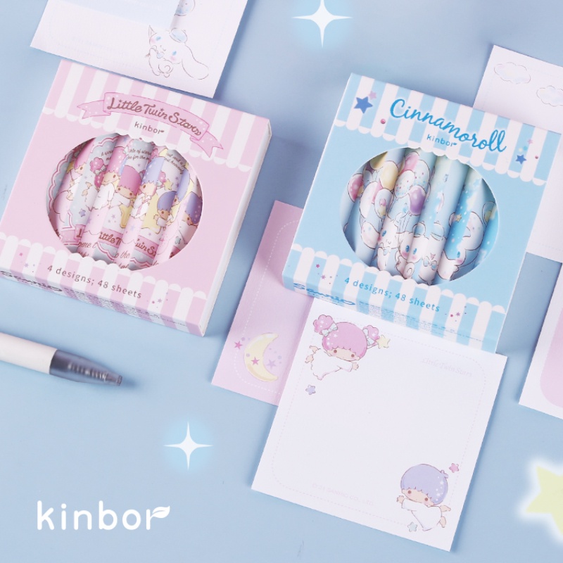 Kinbor Cinnamioll Box of Sticky Notes for Students Sticky Notes ...