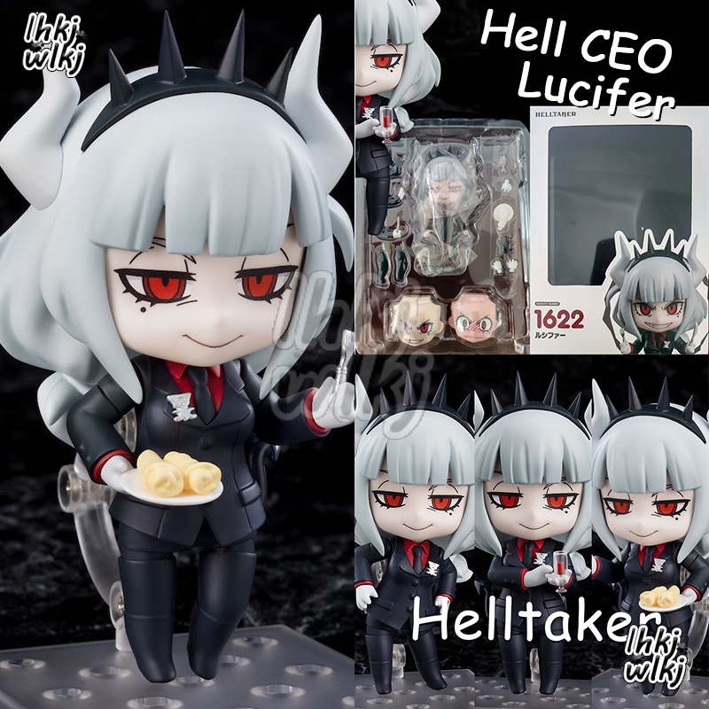 Helltaker Nendoroid Hell CEO Lucifer 1622 Change Face Game Articulado ...