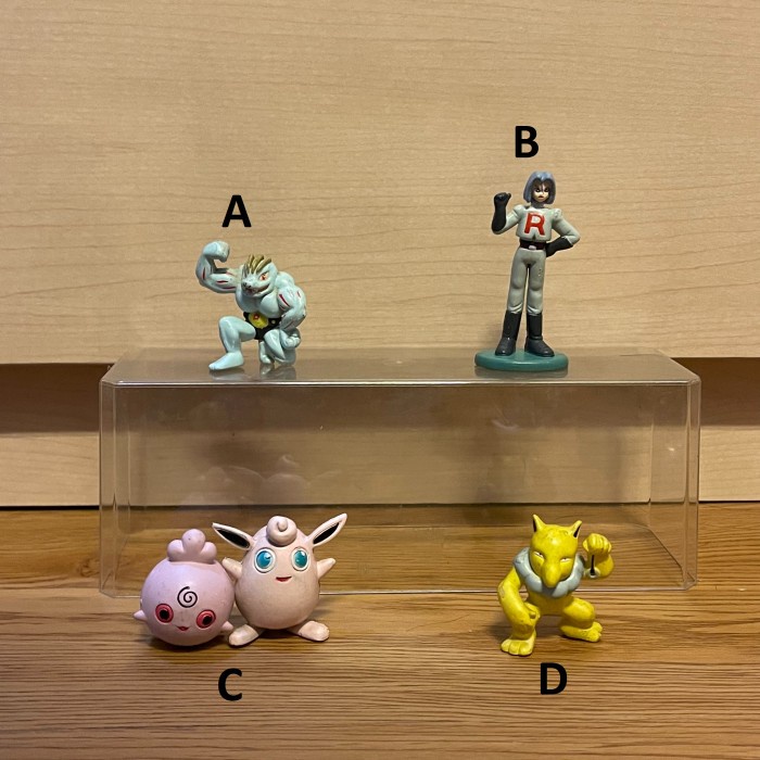 Pokemon Figure Moncolle - Machoke James Igglybuff Wigglytuff Hypno ...