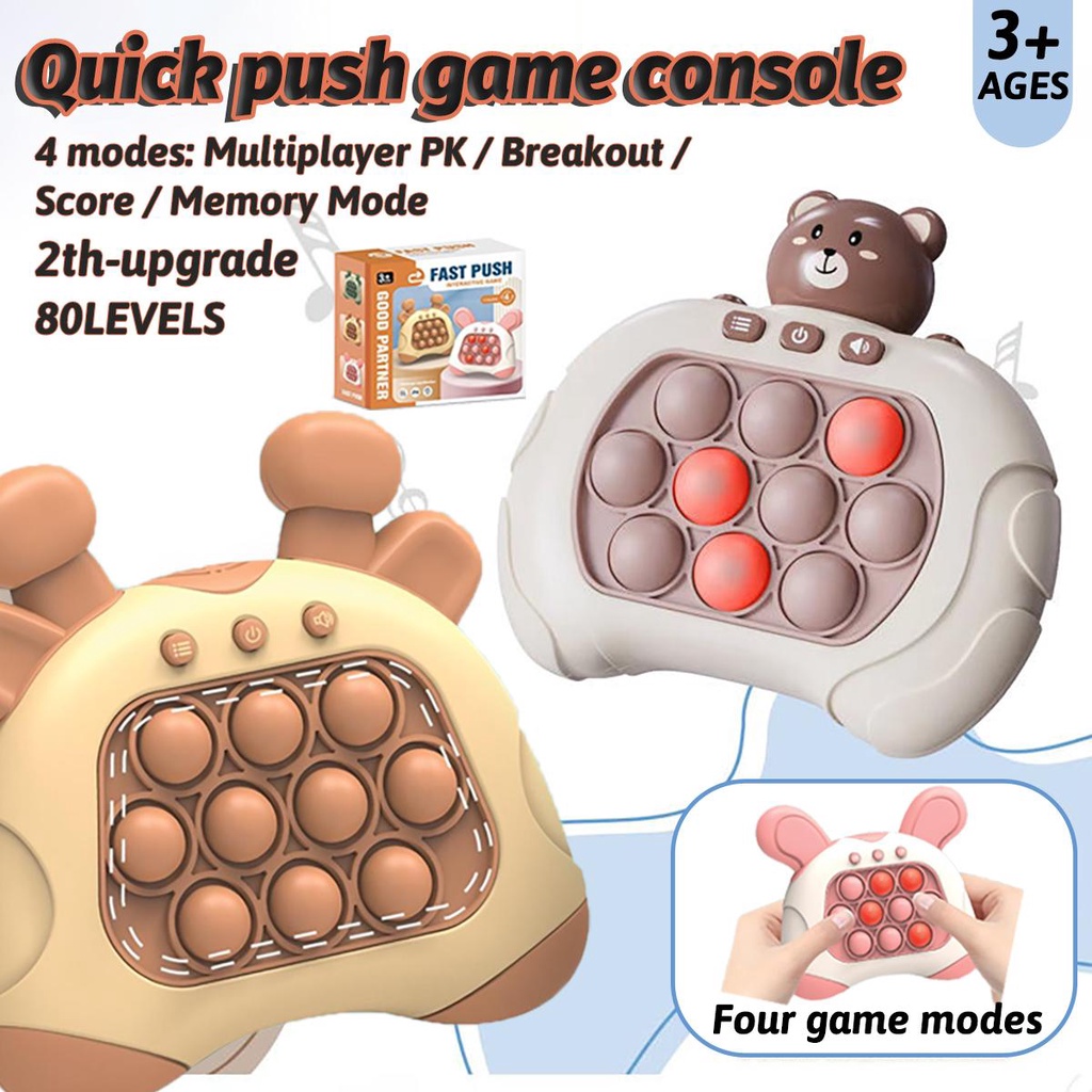 Gamepad Pop It PRO The Light-Up Pattern Popping Game Electric Pop Quick ...