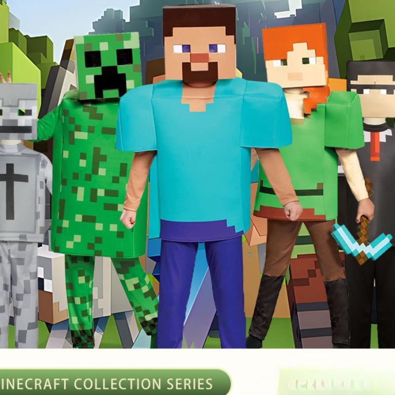 Minecraft cosplay stage game performance costumes New Halloween ...