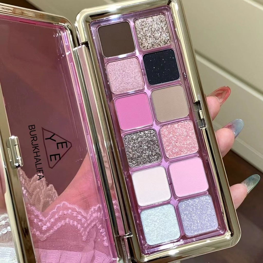 12 colors Matte Pearlescent Sparkling water proof long-lasting Eye ...