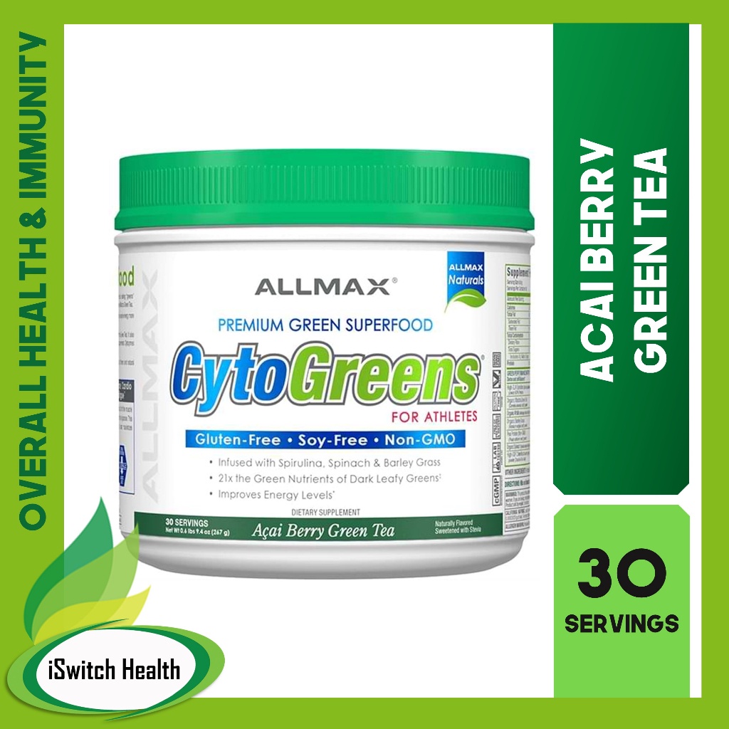 AllMax Nutrition Cytogreens Premium Green Superfoods- 30 Servings ...