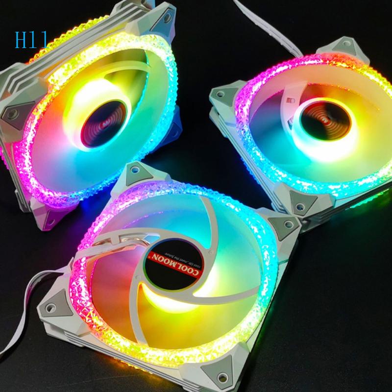 Big Sale Coolmoon Chassis PC Fan Adjust RGB Cooling 120mm Silent ...