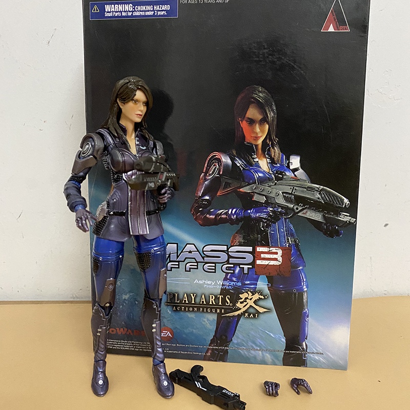 PLAY ARTS Mass Effect Action Figure Collective Model Character Role ...