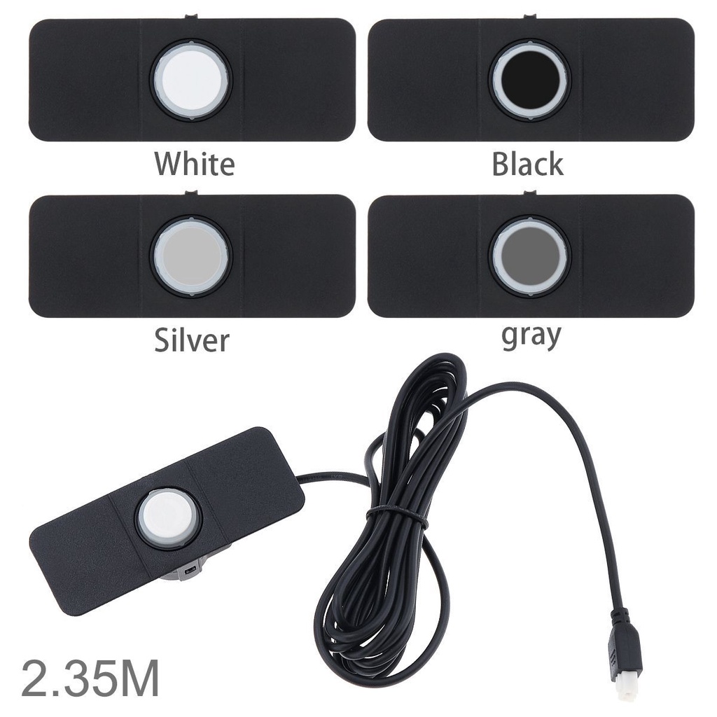 1pc 2.5m 6m Flat Sensors Parking Sensor 13mm Black Silver White Gray ...
