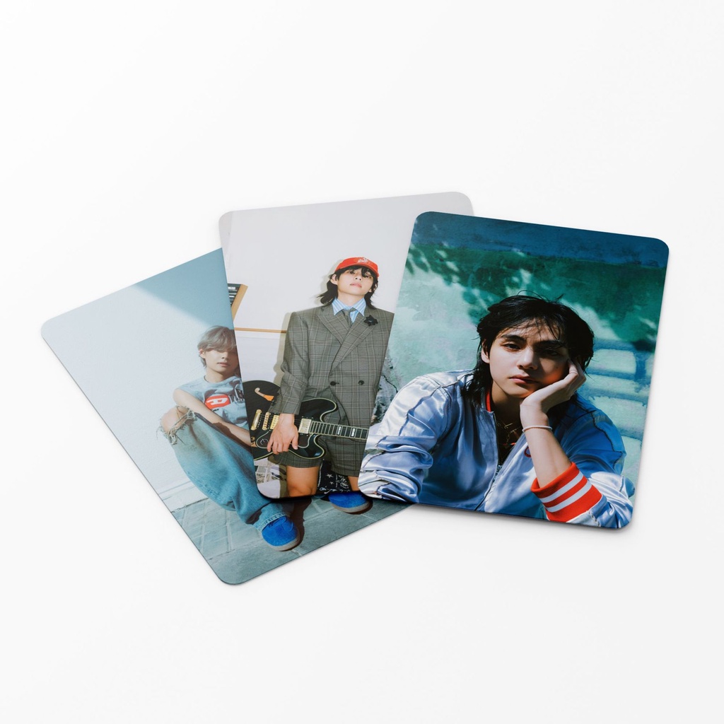 55pcs/box Kim Tae Hyung V Layover Solo Album Photocards Lomo Cards BT-S ...