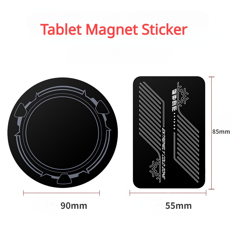 Tablet Magnet Sticker 90mm Iron Sheet for Mobile Cooler Cooling Plate ...