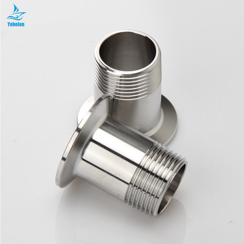 1/2" - 2" (DN15-DN50) Adapters for heater Sanitary Stainless Steel ...