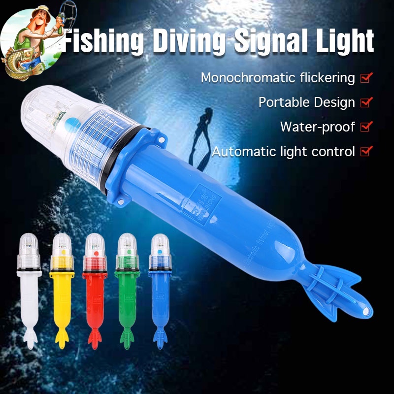 Lamp Bait Lights Torpedo Blinker Fishing Light Waterproof Floating ...