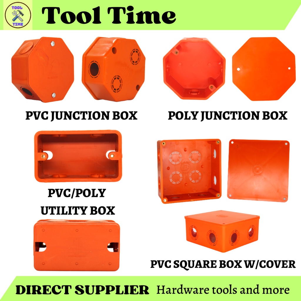 DIRECT SUPPLIER PVC/POLY UTILITY/JUNCTION BOX & PVC SQUARE BOX W/COVER ...
