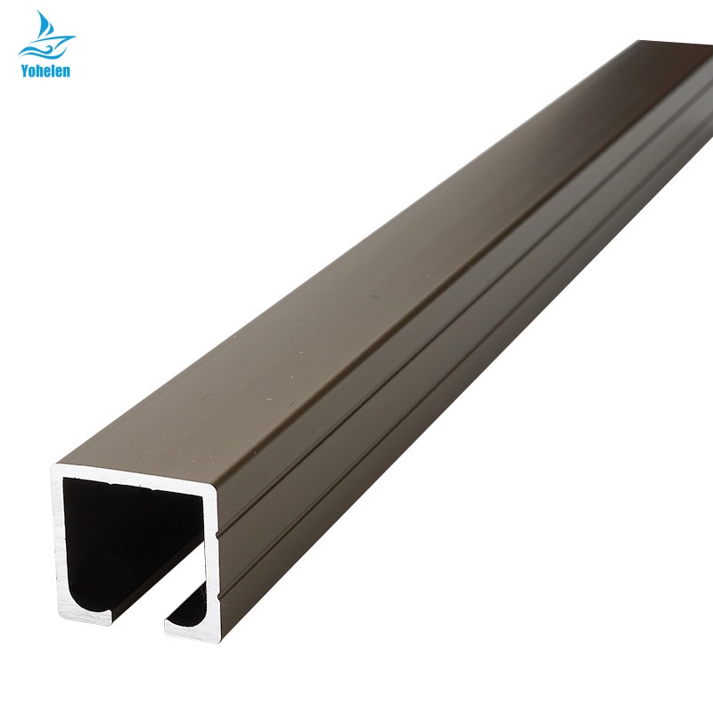 Aluminum alloy universal sliding door silent hanging rail ...
