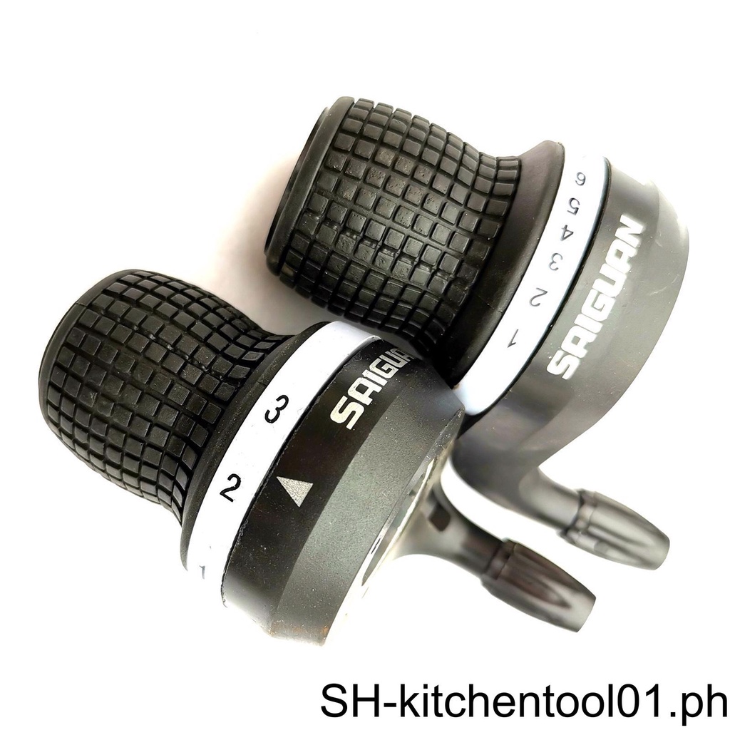 1/2/3 Bike Bicycle Shifters 3 x 7 Speed Shifters Set Black Twist Grip ...