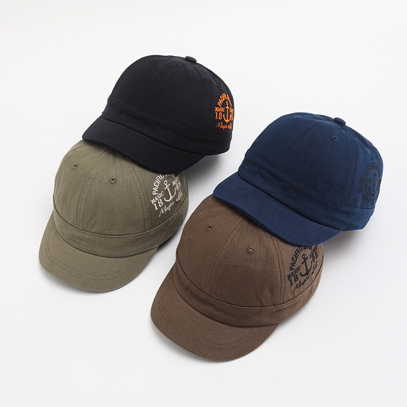 New Niche Retro Short-brimmed Cap Japanese Style Cap Men's and Women's ...