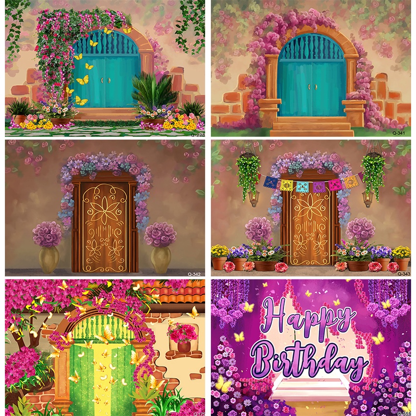 Birthday Backdrop harming Encanto Mirabel Party Background Happy ...