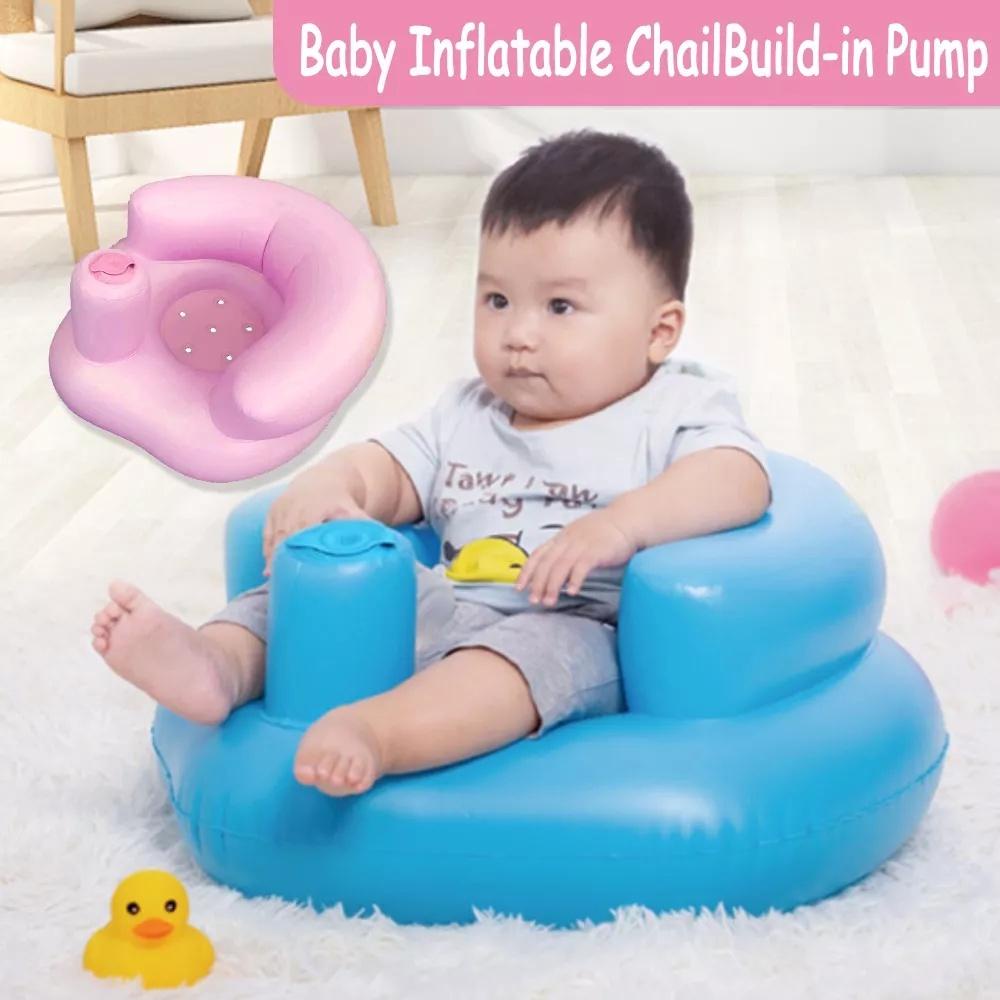 Inflatable Portable Baby Sofa Seat Inflatable Air Sofa Support Seat ...
