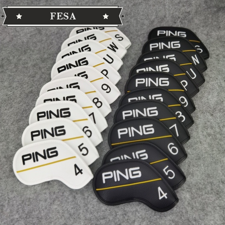 PING Magnet 10pcs set Golf Iron Head Cover New Golf Iron Cover 4 5 6 7 ...