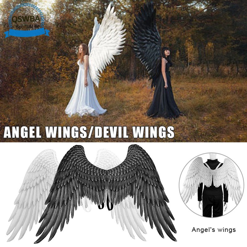 Halloween 3D Angel Devil Big Wing Carnival Party Performance Prop For ...