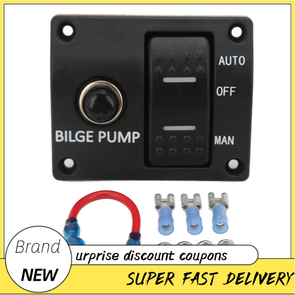 Freemarket 3 Way Bilge Pump Switch Polarity Reverse Protection Rocker ...