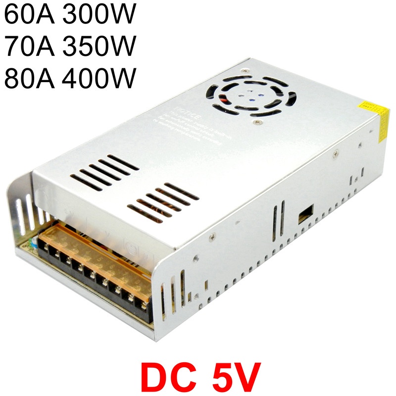 Switching Power Supply Driver 100-240V AC to DC 5V 60A 70A 80A ...