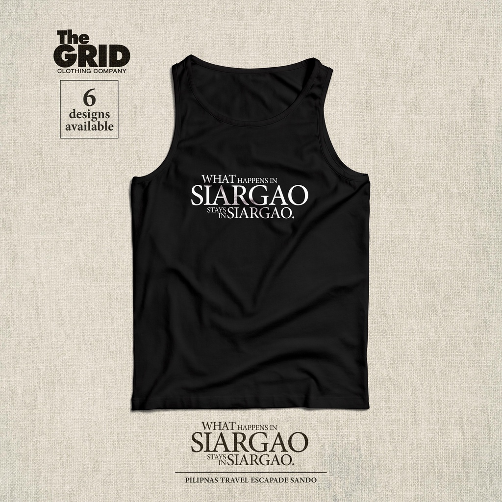 Siargao Travel Adventure Sando Tank Top Design. 6 Trendy Designs to ...