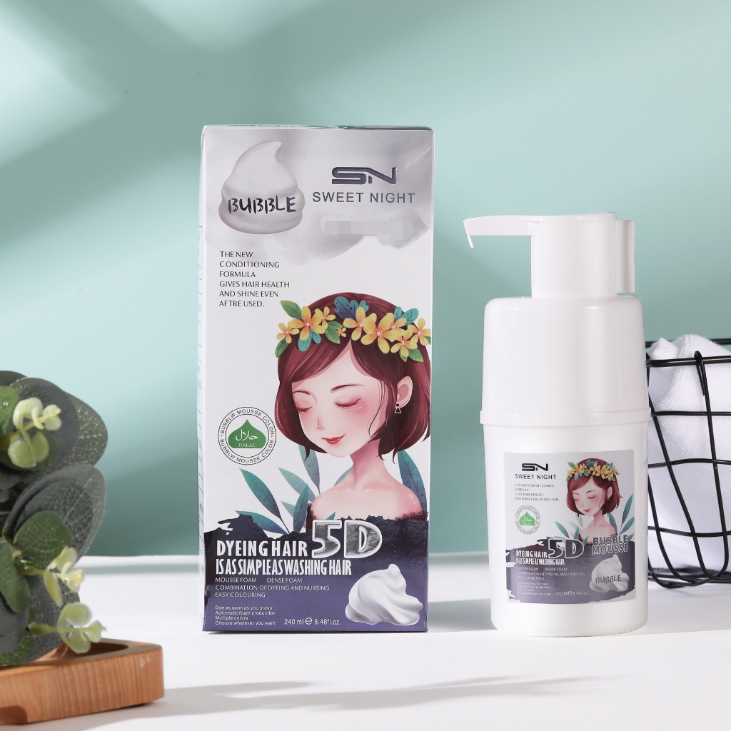 Sweet Night Dye Shampoo Blackening shampoo | Shopee Philippines