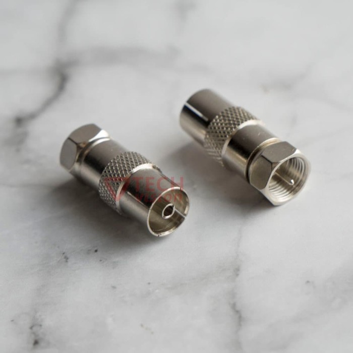 Connector F Male Plug - PAL Female Jack Socket TV Antenna Adapter ...