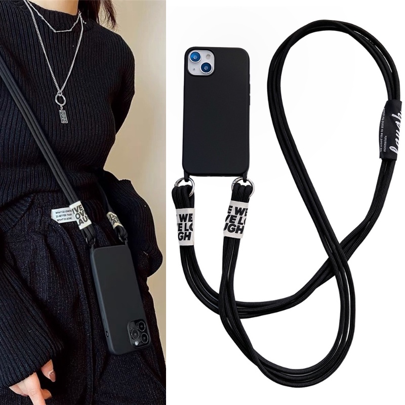 Luxury Crossbody Necklace Strap Lanyard Cord Phone Case for IPhone 13 ...
