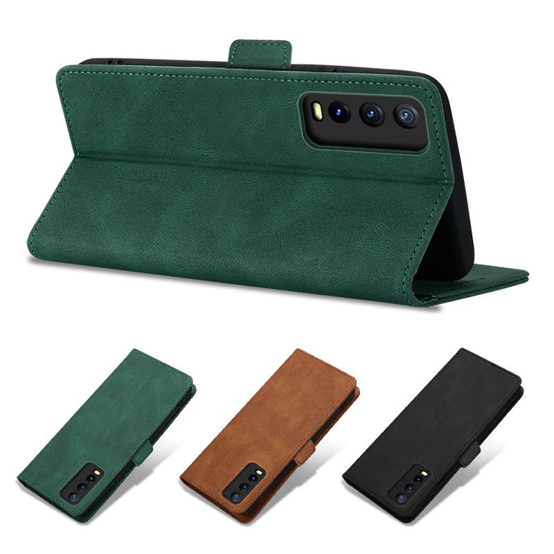 For VIVO Y20 Y20i Phone Case Flip with wallet Leather Leather Case ...