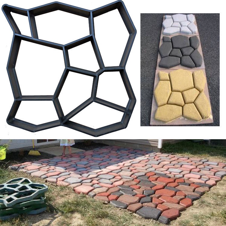 New personalised mould plastic garden cement stone granite mould field ...