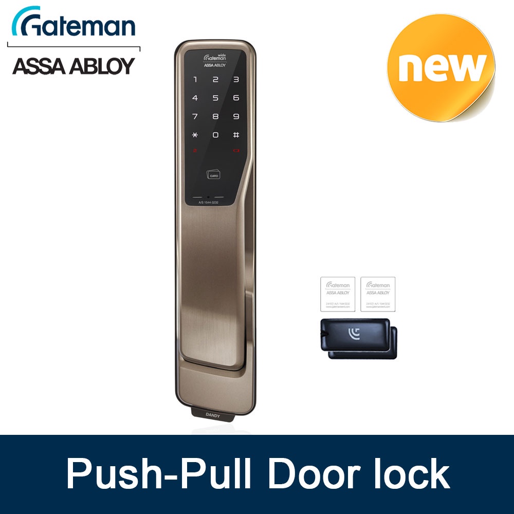 Gateman DANDY Digital Door Lock Smart Pull from Outside Key Pad ...