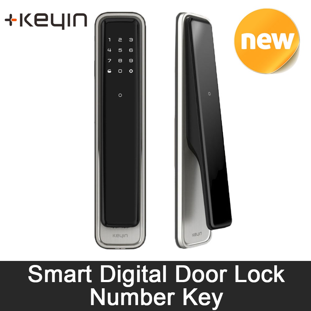 KEYIN KEYIN L Smart Digital Door Lock Number Key Push from Outside ...