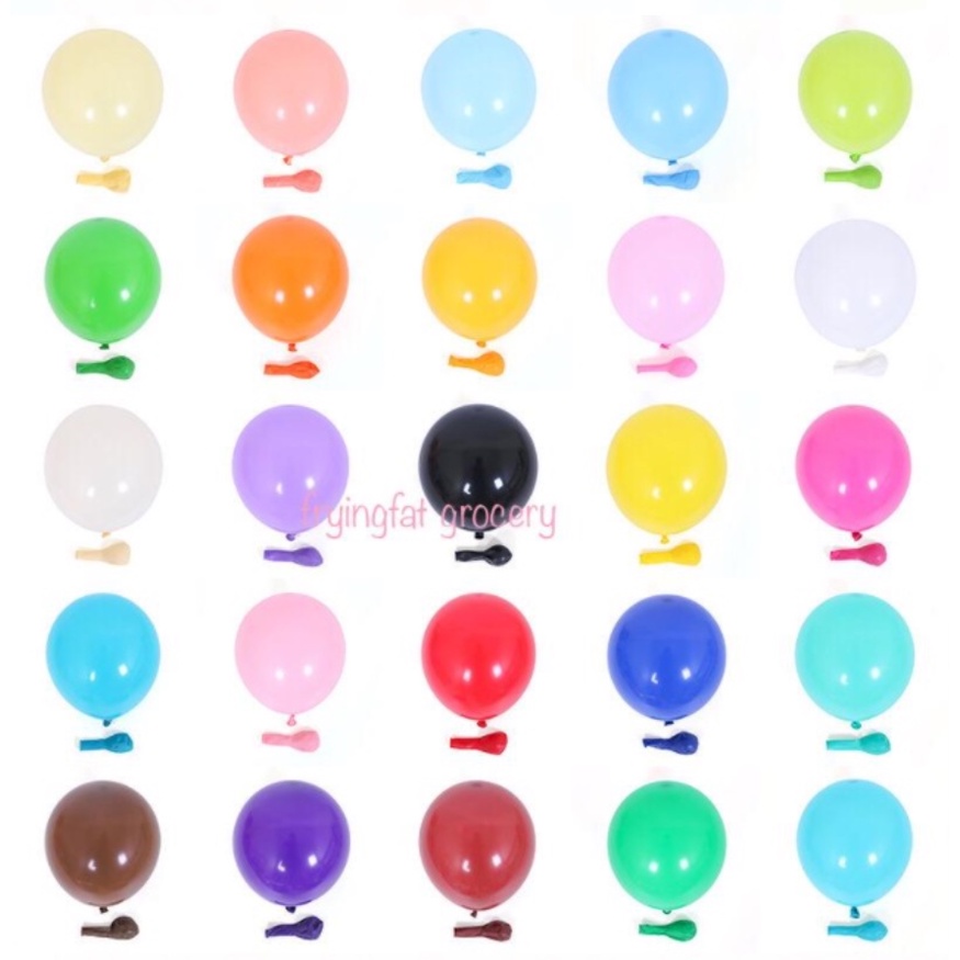 (100 Pcs) 10 inch Doff Latex Balloons per pack (100 pcs) | Shopee ...