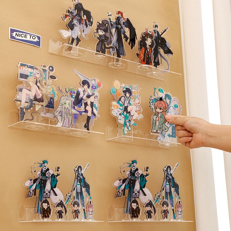 Acrylic Figure Display Stand for Placing Standing Acrylic Figure Models ...