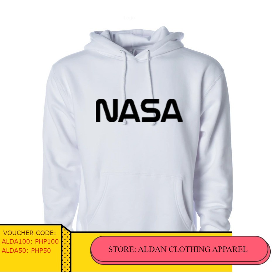 Nasa Text Hoodie Jacket Men Women Long Sleeve Family / Couple Jacket ...