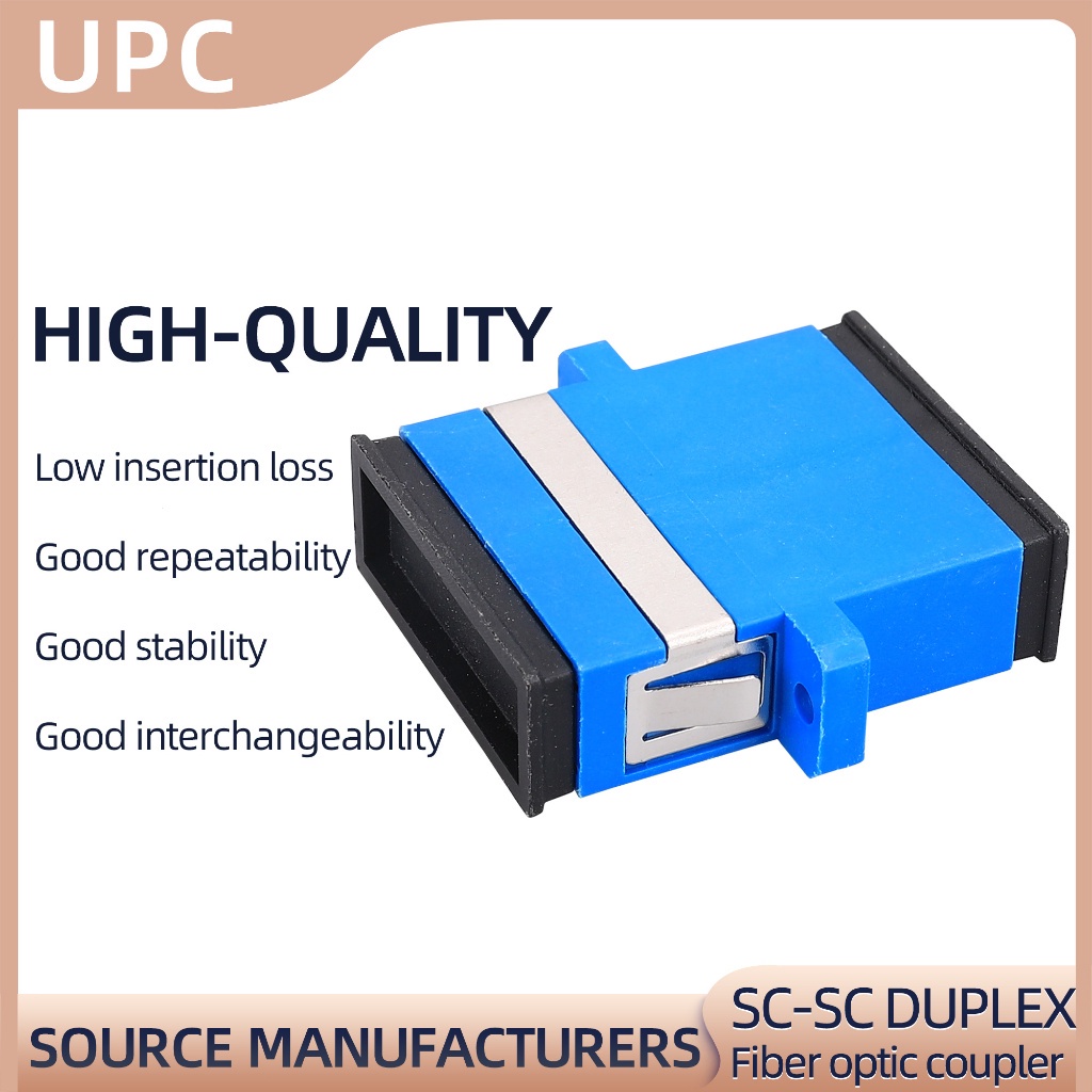 20 SC-UPC Dual-Link Flange Optical Fiber Coupler Optical Fiber Adapter ...