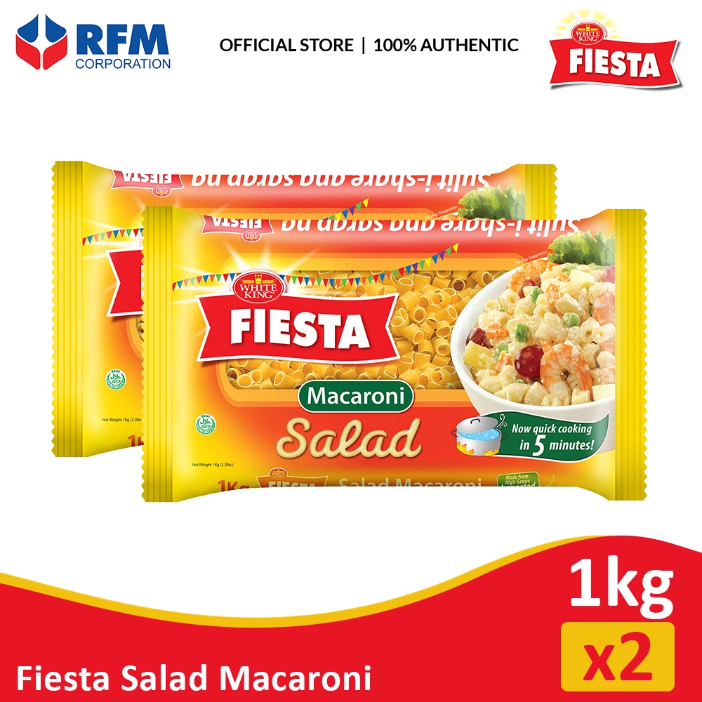 Fiesta Salad Macaroni Pasta 1kg - Set of 2s | Shopee Philippines