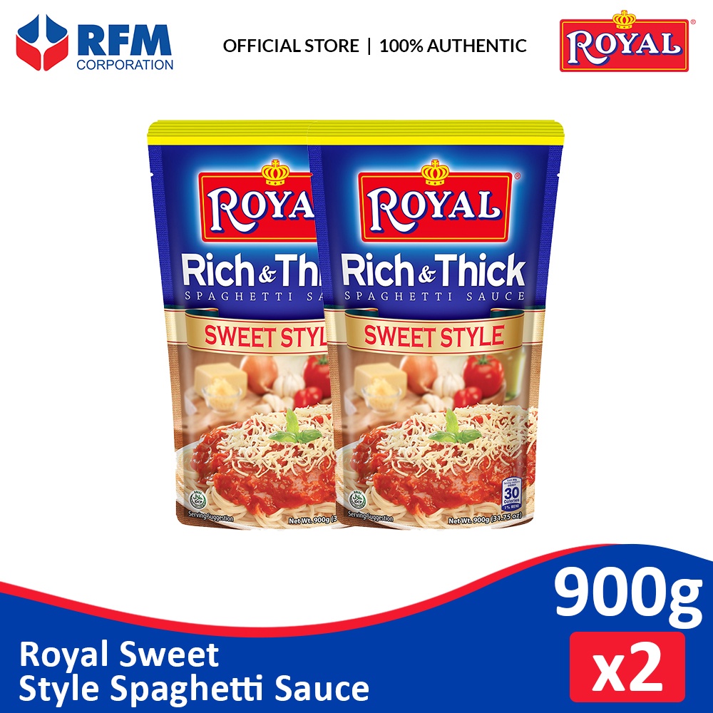 Royal Sweet Style Spaghetti Sauce 900g - Set of 2s | Shopee Philippines