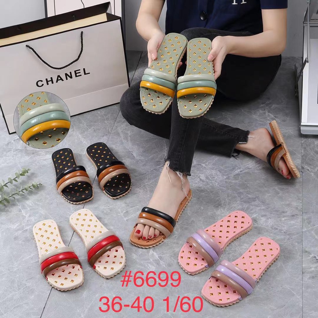 Creative Relaxing Korean Slippers For Women (6699) | Shopee Philippines