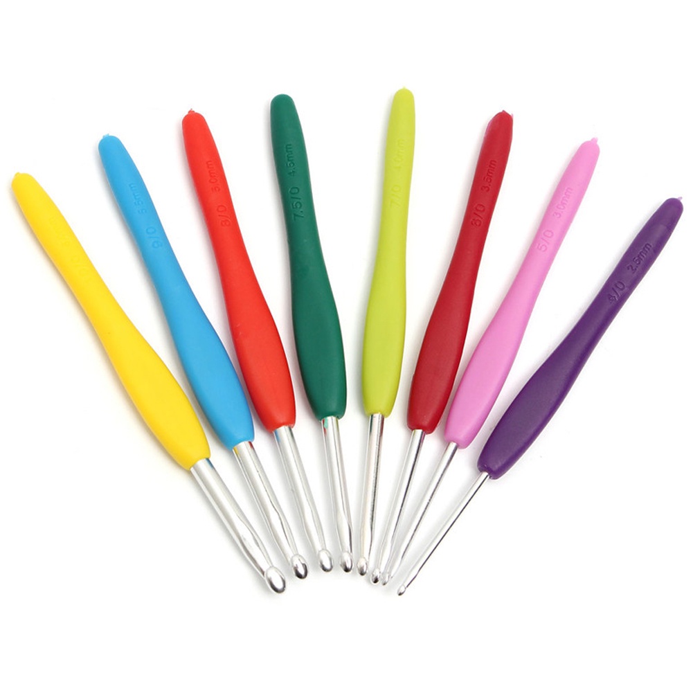 16 sizes Crochet hooks Nedles Stitches knitting Craft Case Crochet Set ...
