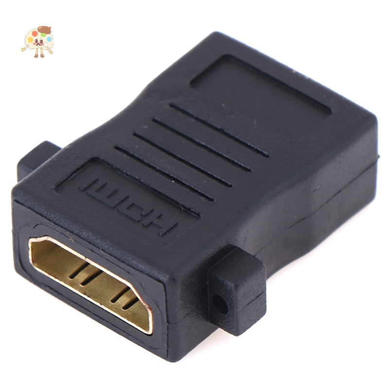 LON HDMI Female to Female Panel Mount Extension Coupler Adapter ...