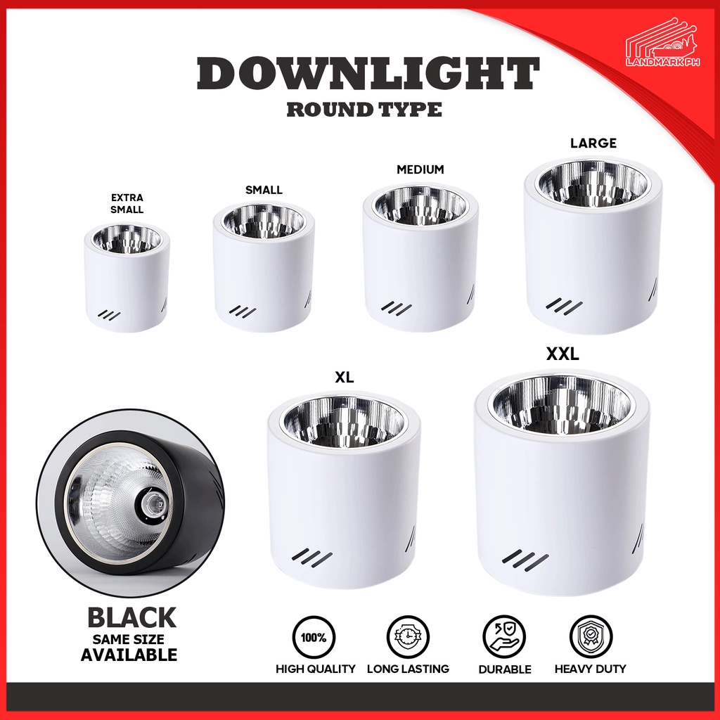 LED Downlight Ceiling Light E27 Round Surface Mounted /Rust-Proof ...