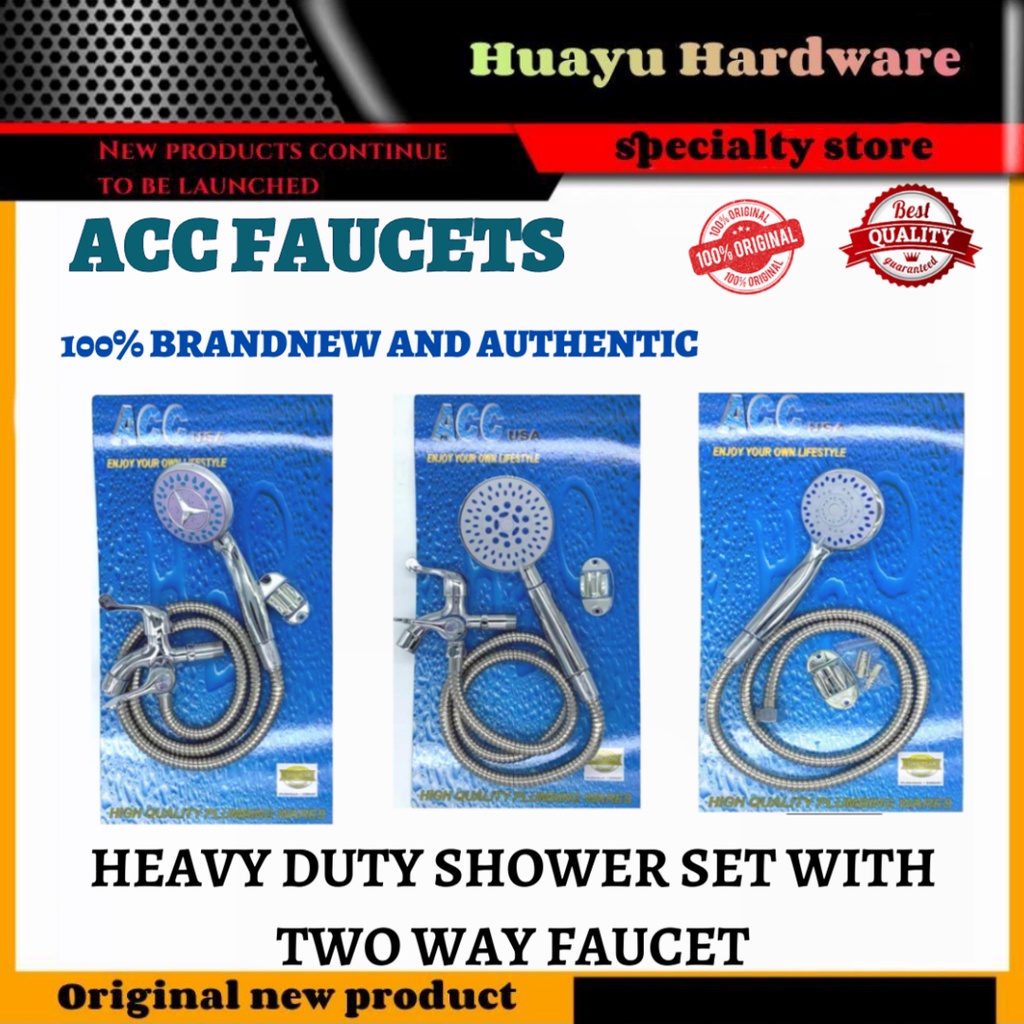 ACC HEAVY DUTY SHOWER SET WITH TWO WAY FAUCET Telephone Shower Head ...