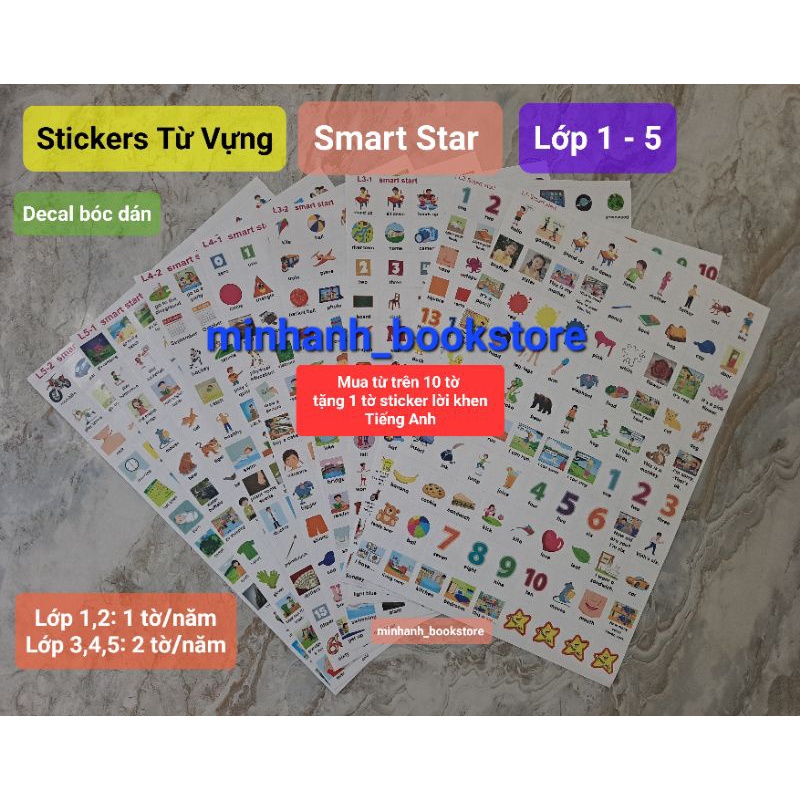 Smart Start English vocabulary set for grades 1 to 5 (A4 size) | Shopee ...